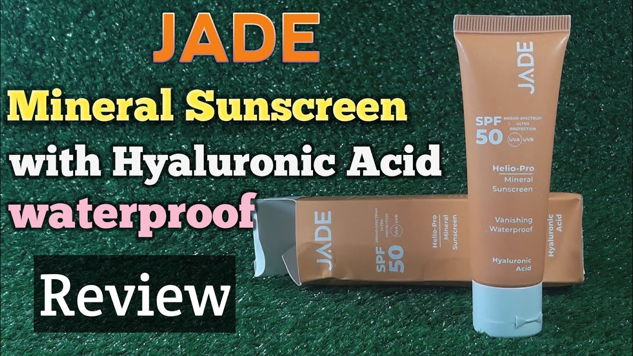 Jade Mineral Sunscreen | Review | Dr. Bari - YouTube
