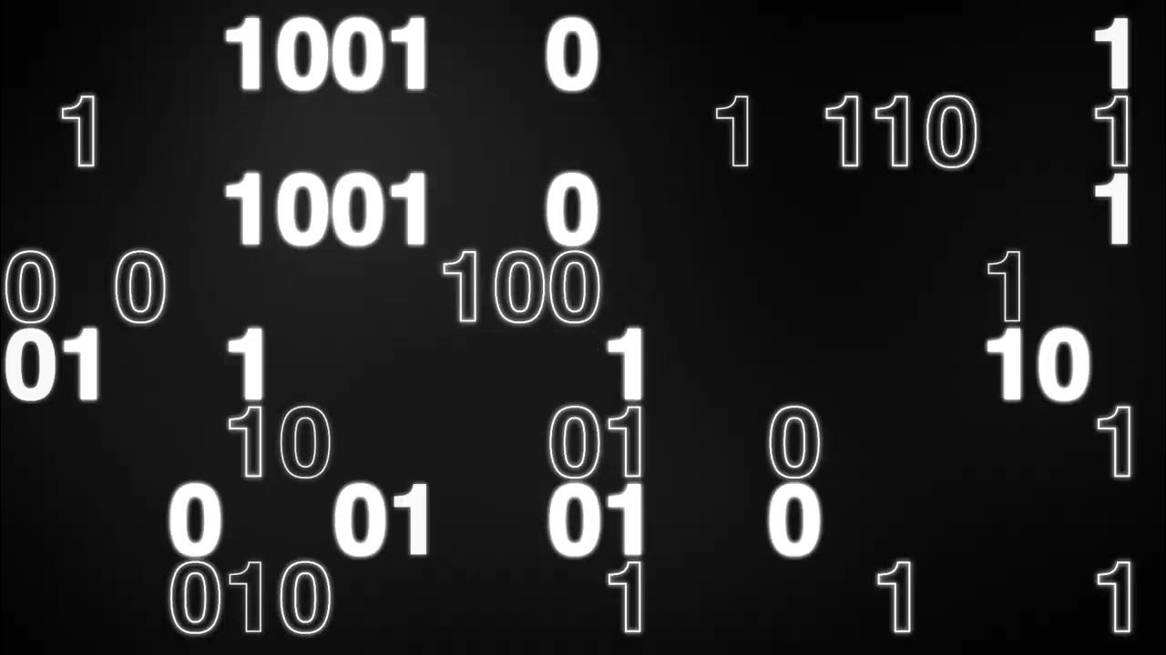 Flickering Binary Code animation - YouTube