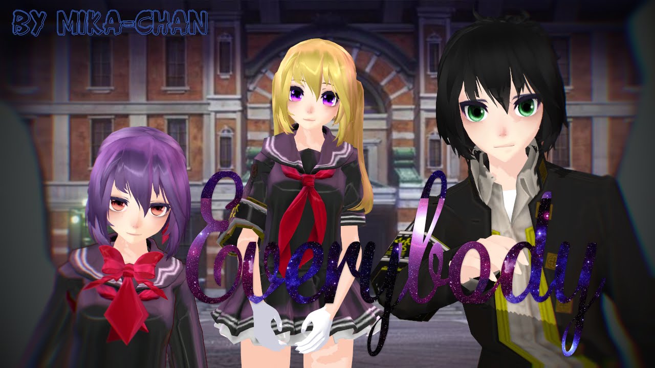 【MMD x Owari no Seraph】Shinoa, Mistuba, Yuu 【Everybody】 - YouTube