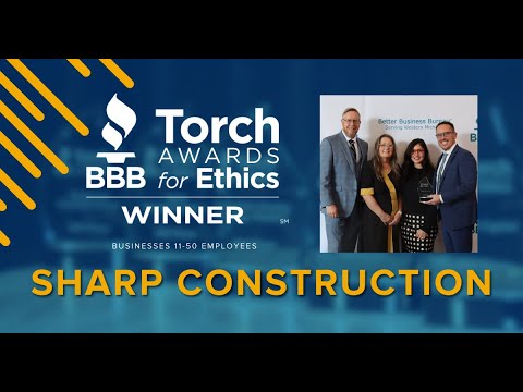2024 Torch Awards for Ethics winner: Sharp Construction - YouTube