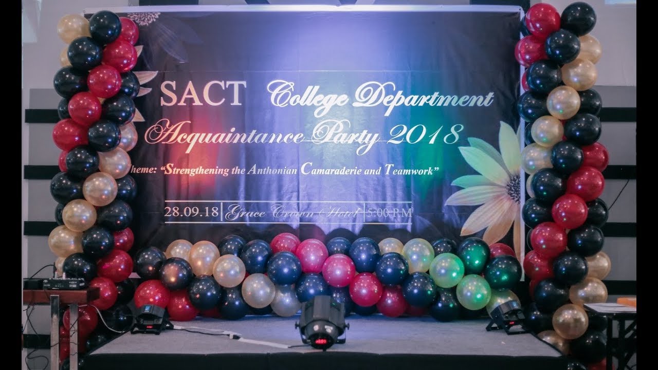 Part2 Acquaintance Party (SACT 2018) - YouTube