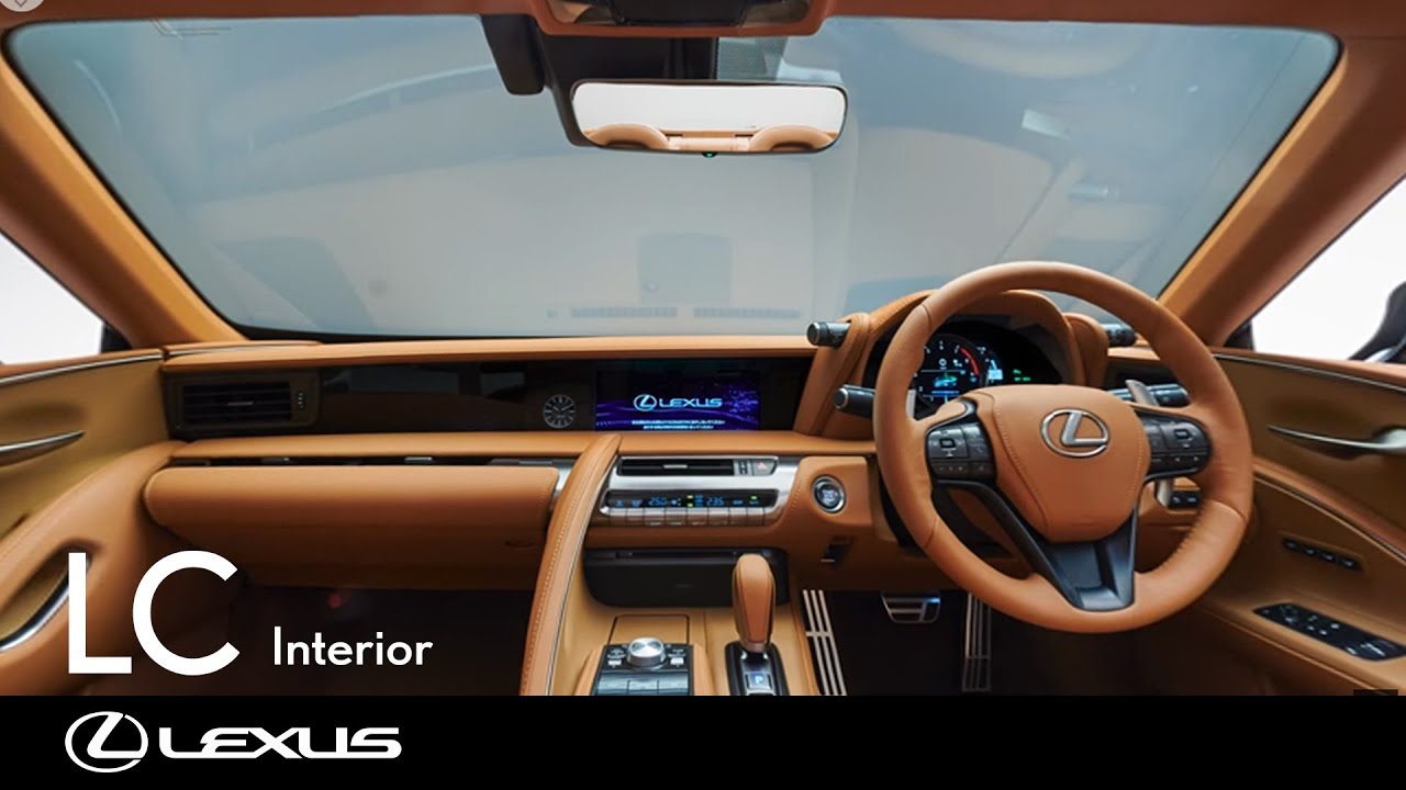 LEXUS LC 360°Interior - YouTube