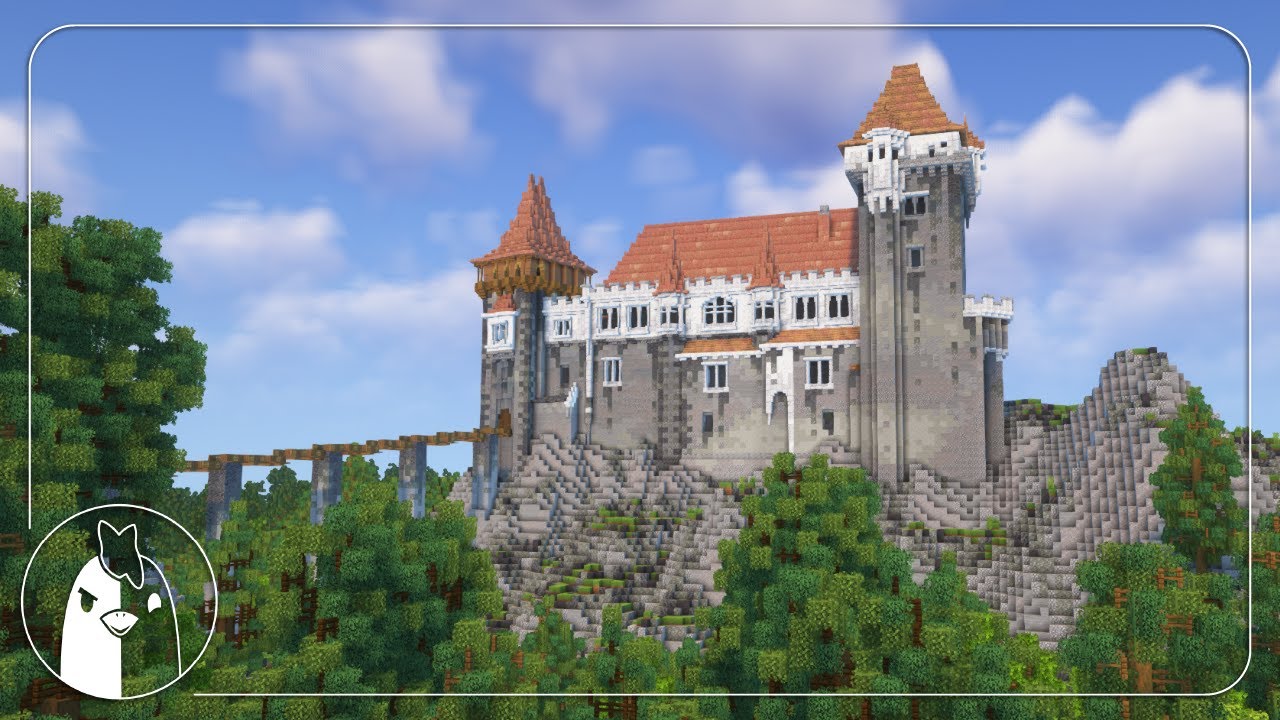 Mountaintop Gothic-Renaissance Castle | Minecraft Timelapse - YouTube