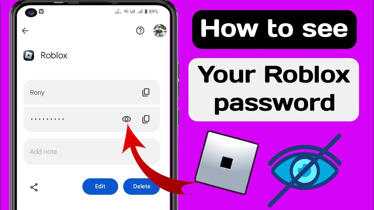 How To See Your Roblox Password.if You Forgot it | See Your Roblox ...