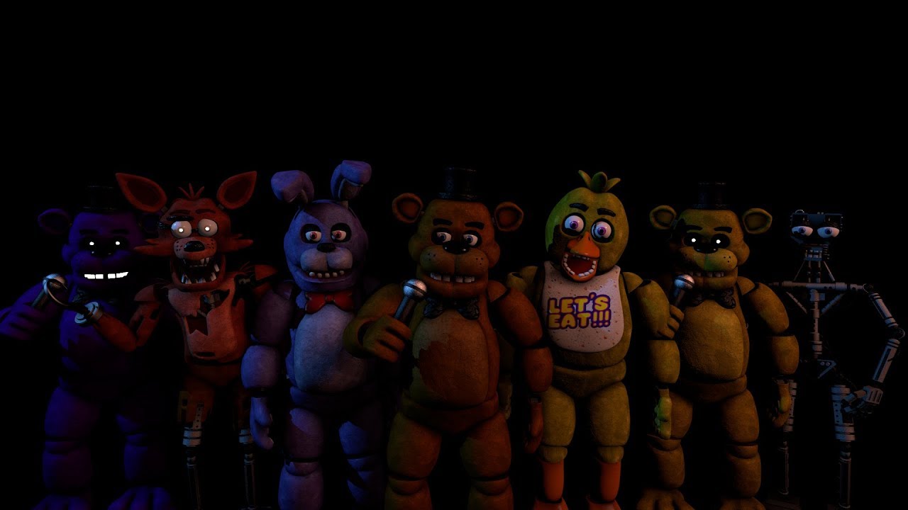 [SFM/FNAF] FNaF 1 Generation SpeedArt - YouTube