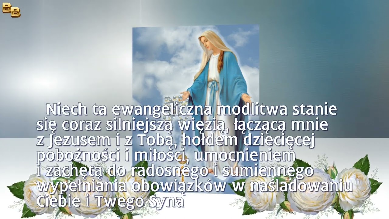 Modlitwa do Matki Bożej Różańcowej - YouTube