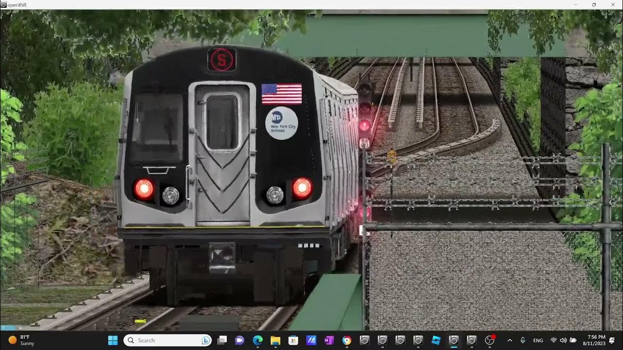 Openbve Gameplay Simulator NYCT BMT New 2020 R160A Alstom S Shuttle Train to Prospect Park Sunny ...