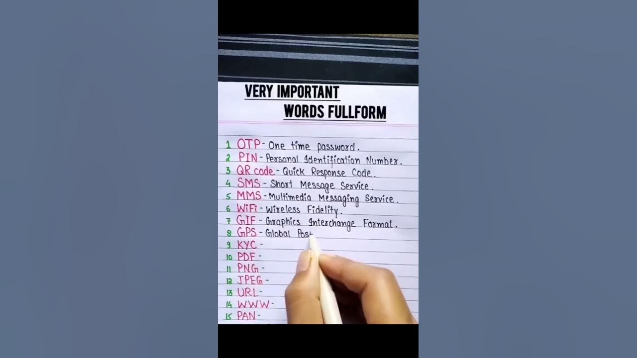 Full forms #computerscience #computer #fullform - YouTube