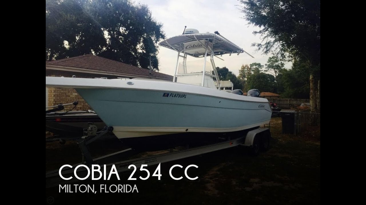 [UNAVAILABLE] Used 2005 Cobia 254 CC in Milton, Florida - YouTube