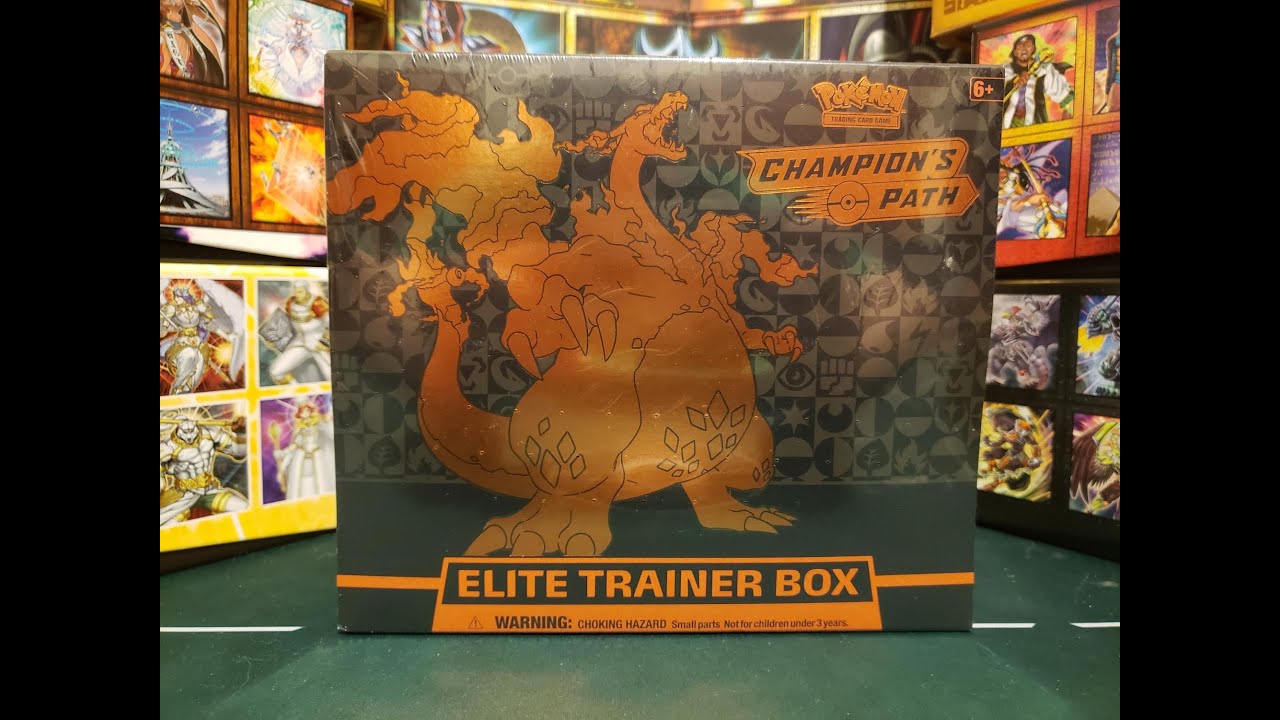 Opening a Champion's Path Elite Trainer Box! CAN I PULL A CHARIZARD ...