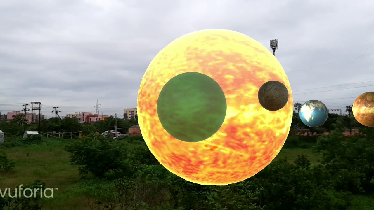 Solar System AR - Your whole solar system in your room!!!! - YouTube