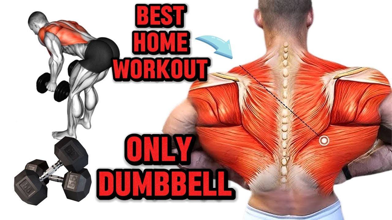 Best Back Workout at Home with Only 2 Dumbbells Build Strength Fast ...
