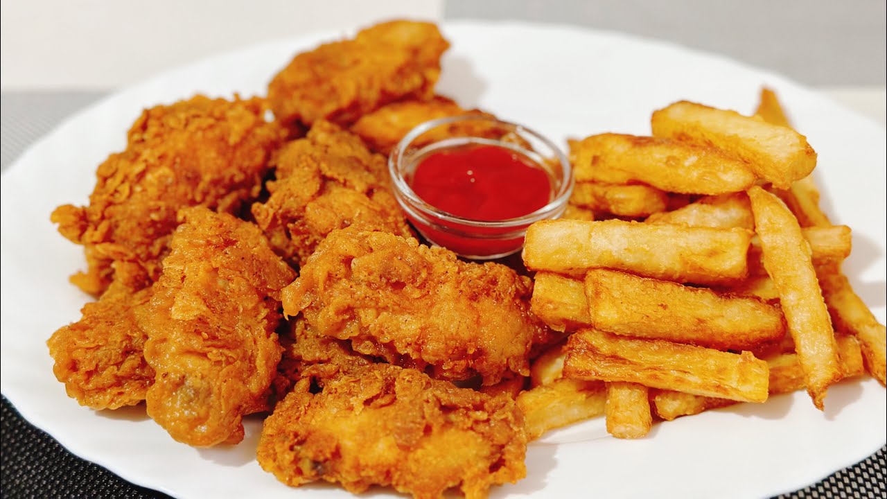 KFC fried chicken at home./ CrispyChicken Frying Secret. - YouTube