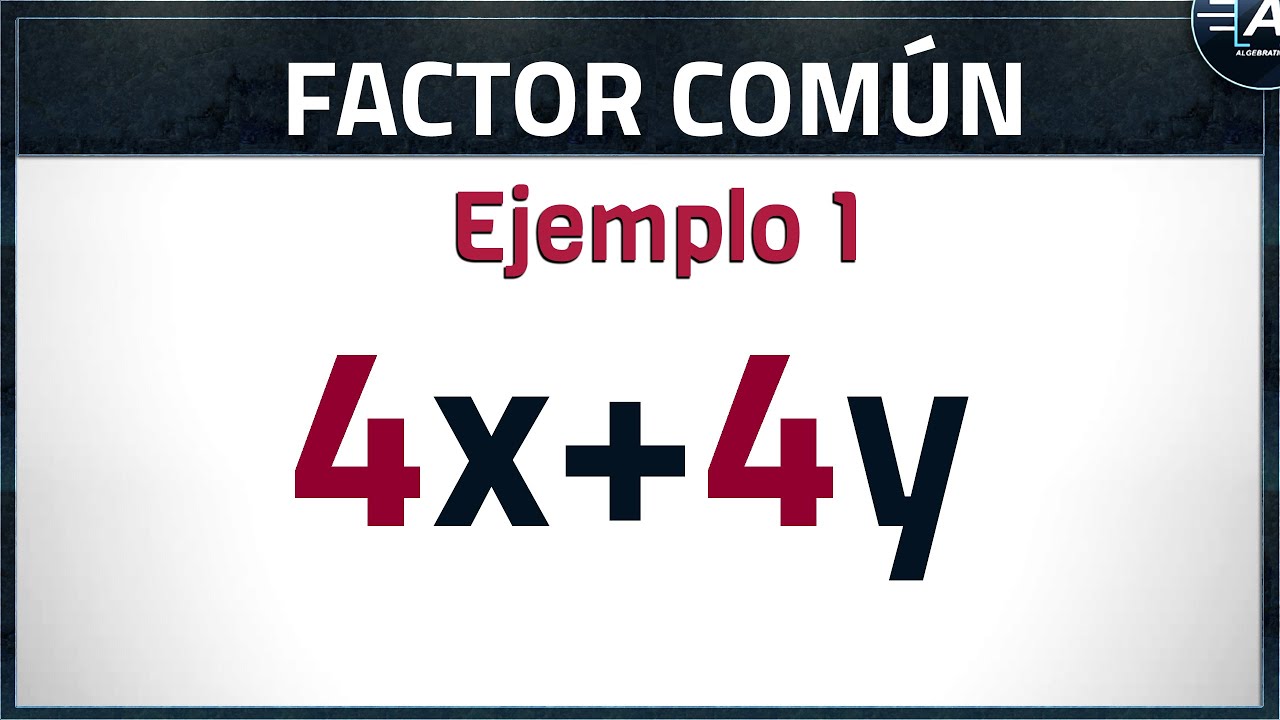 🔴Factor Común | Factorización por factor común (Super fácil) - YouTube