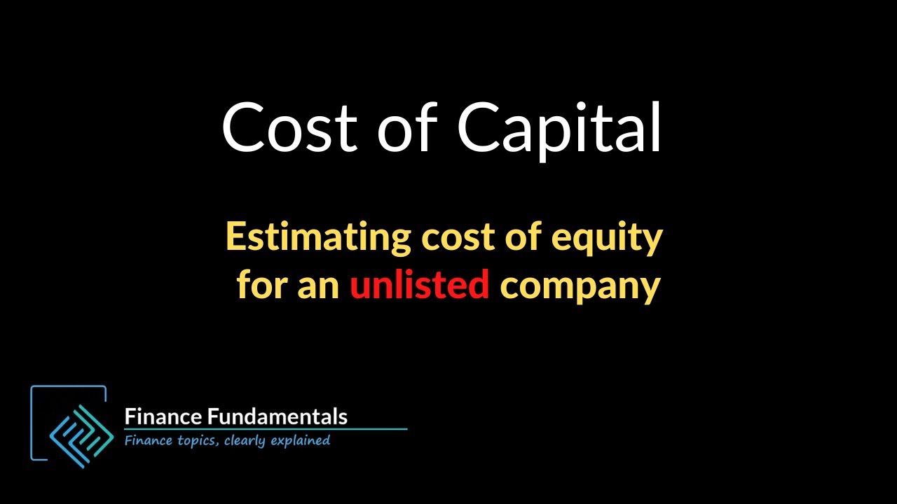Estimating Beta For Unlisted Companies YouTube Estimating Beta For Unlisted Companies YouTube