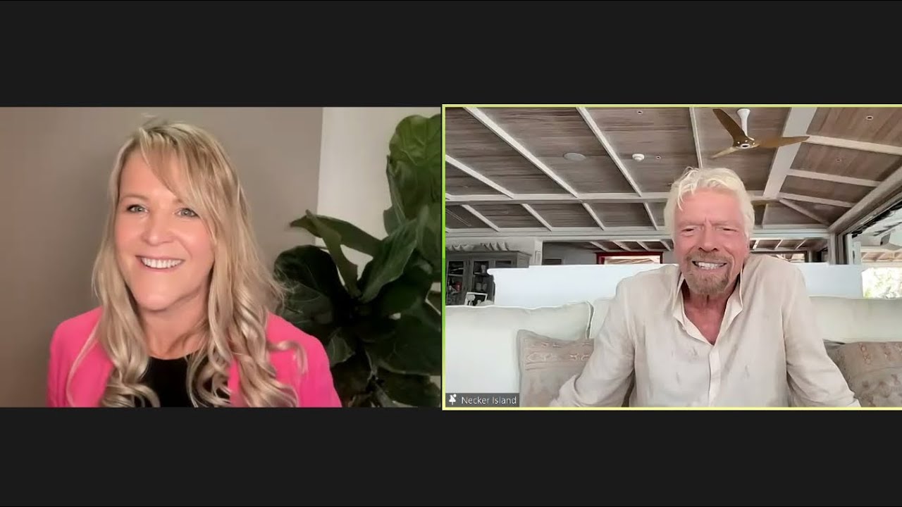 Sir Richard Branson and Lisa Andrews Interview - YouTube