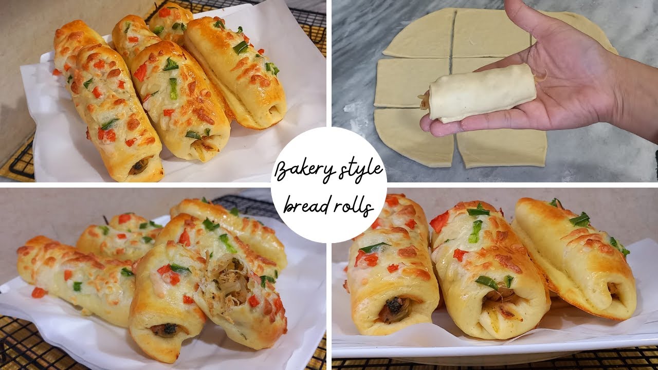 Bakery Style Bread Rolls Recipe/ Bread Rolls Recipe/Easy Bread roll ...