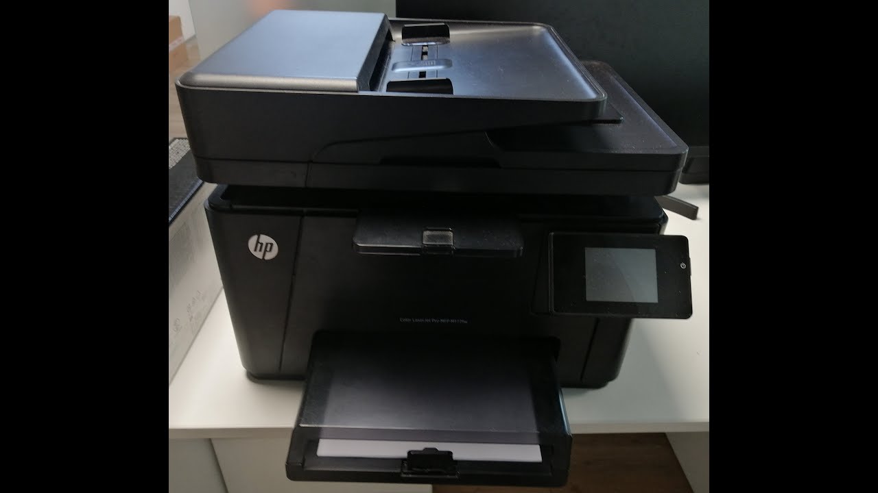 HP COLOR LASERJET PRO M 177. sonido fuerte al imprimir. - YouTube