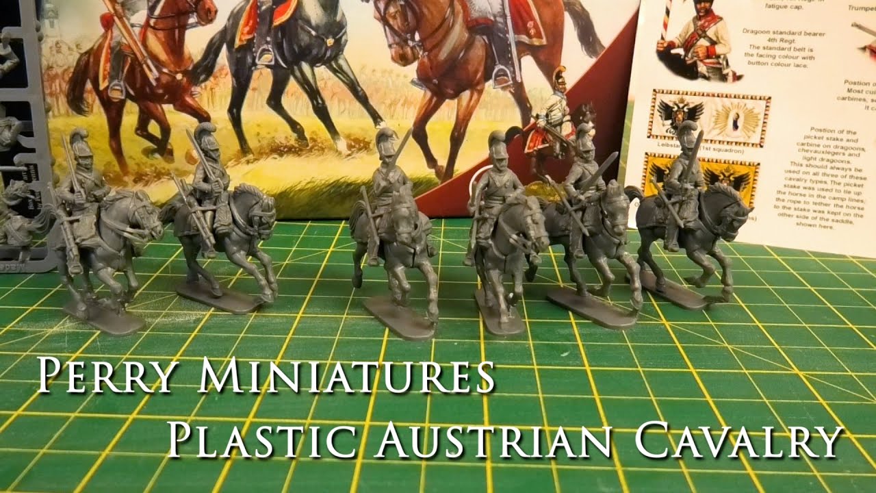 Kit Check - Plastic Austrian Cavalry from Perry Miniatures - YouTube