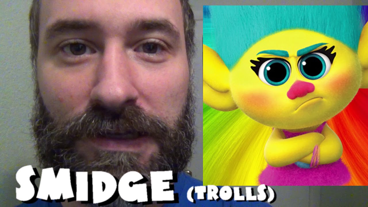 365 Days of Character Voices - SMIDGE - Trolls (DAY 321) - YouTube