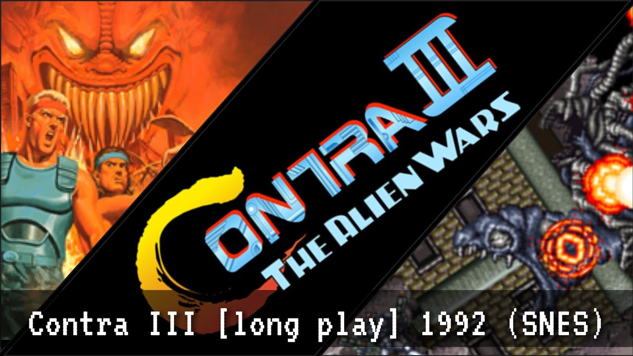 Contra III [SNES] Review and Longplay [1992] - YouTube