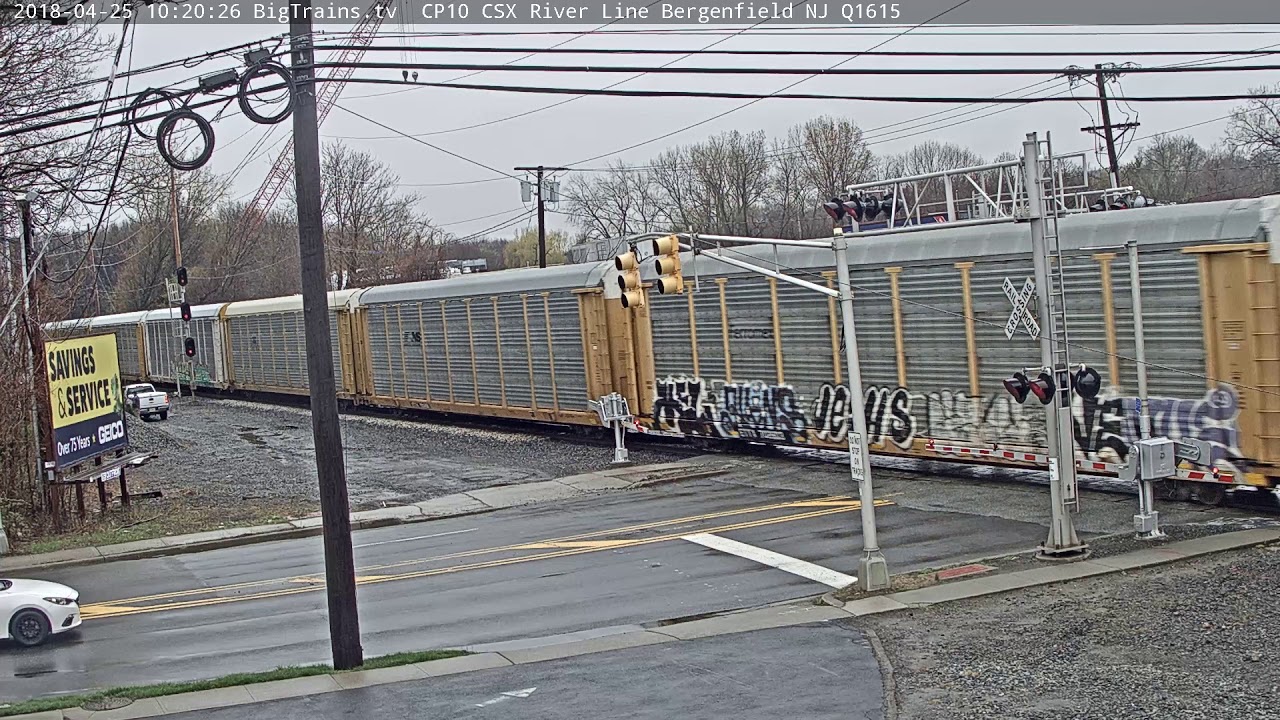 BigTrains.TV April 25 2018 10:19 sb auto rack CSX 7778, 7827 Q234 - YouTube