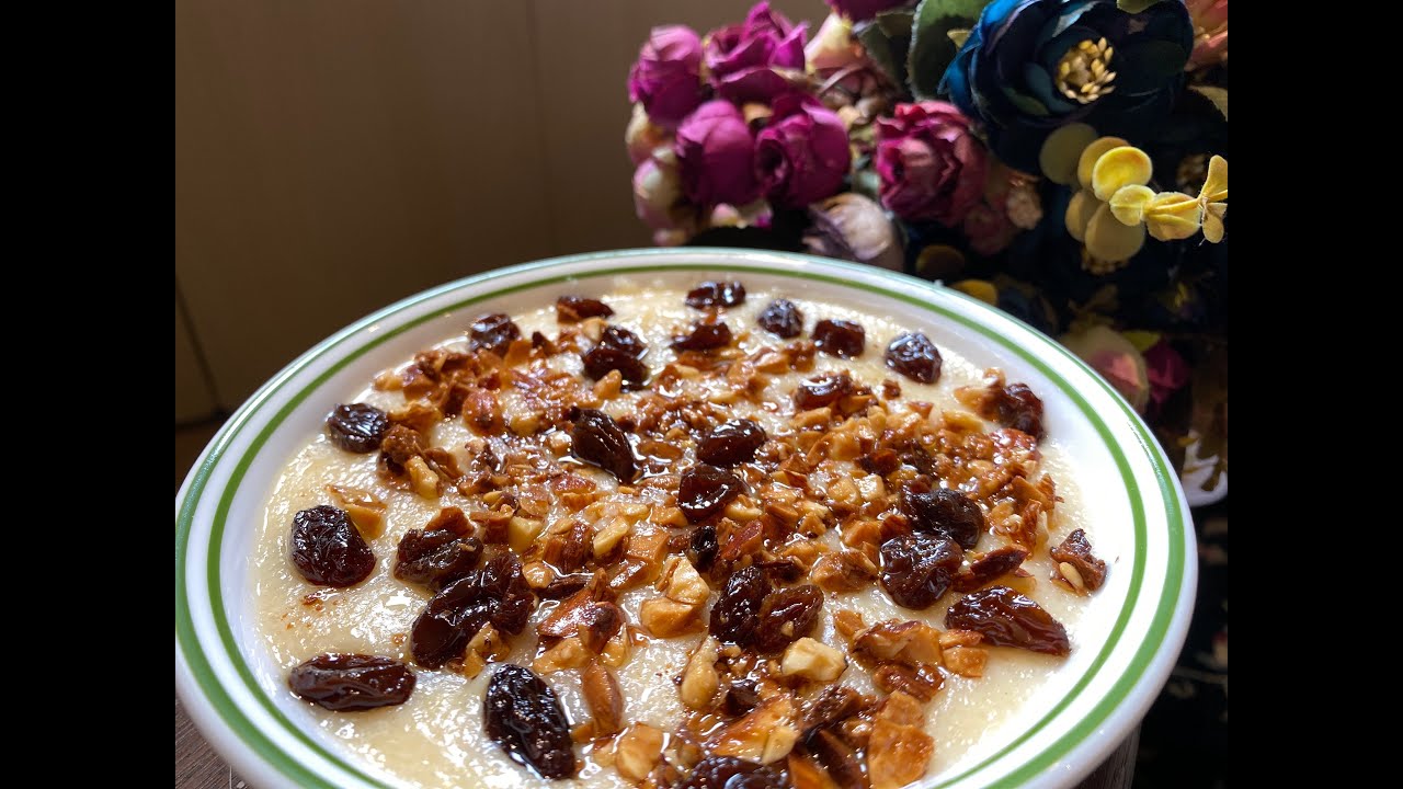 Quick & Easy Semolina Pudding (Suji) Recipe - حلى السميد - YouTube