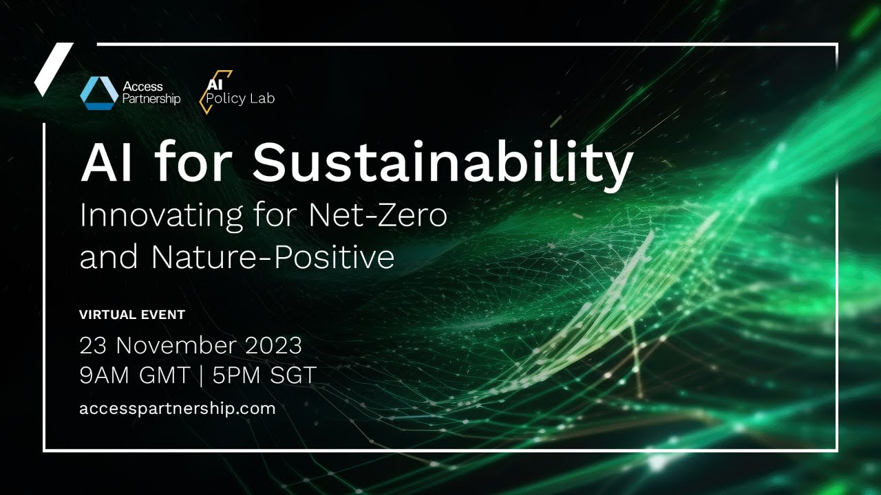 AI for Sustainability: Innovating for Net-Zero and Nature-Positive ...