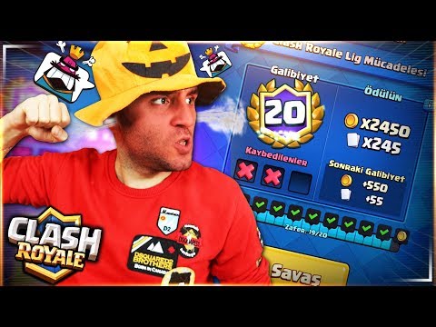 20 GALİBİYET MÜCADELESİ! - Clash Royale Pro Ligi