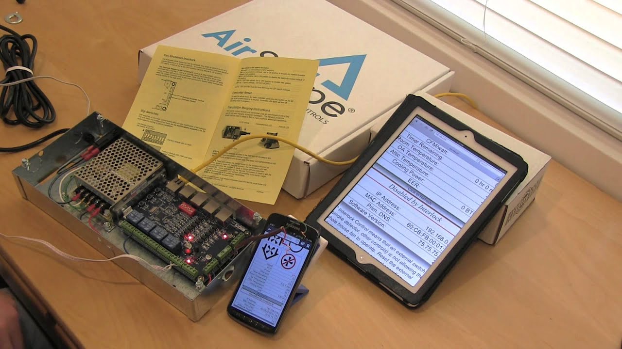 AirScape 2nd Gen 2014 Controls Fan Interlock Wiring - YouTube
