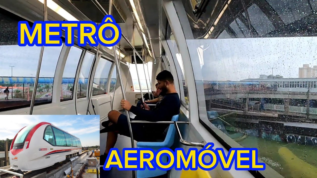 METRÔ E AEROMÓVEL. AEROPORTO DE PORTO ALEGRE. - YouTube