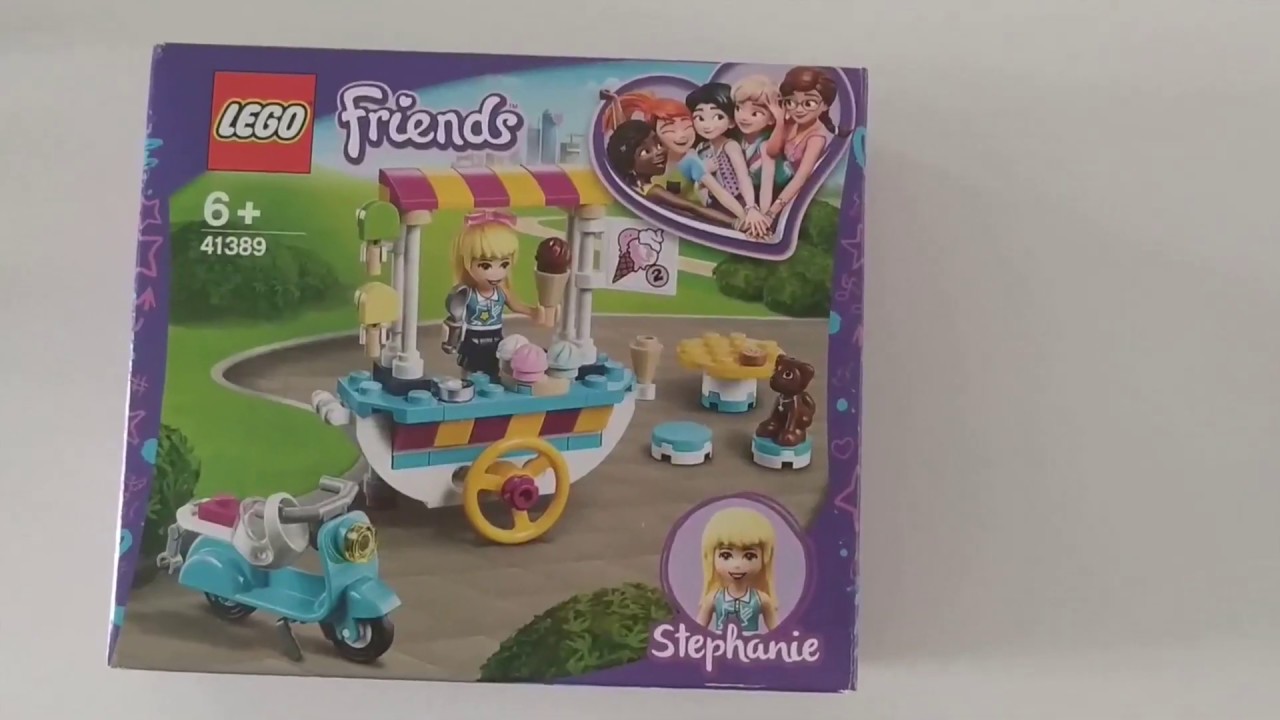 LEGO Friends - Ice Cream Cart - YouTube