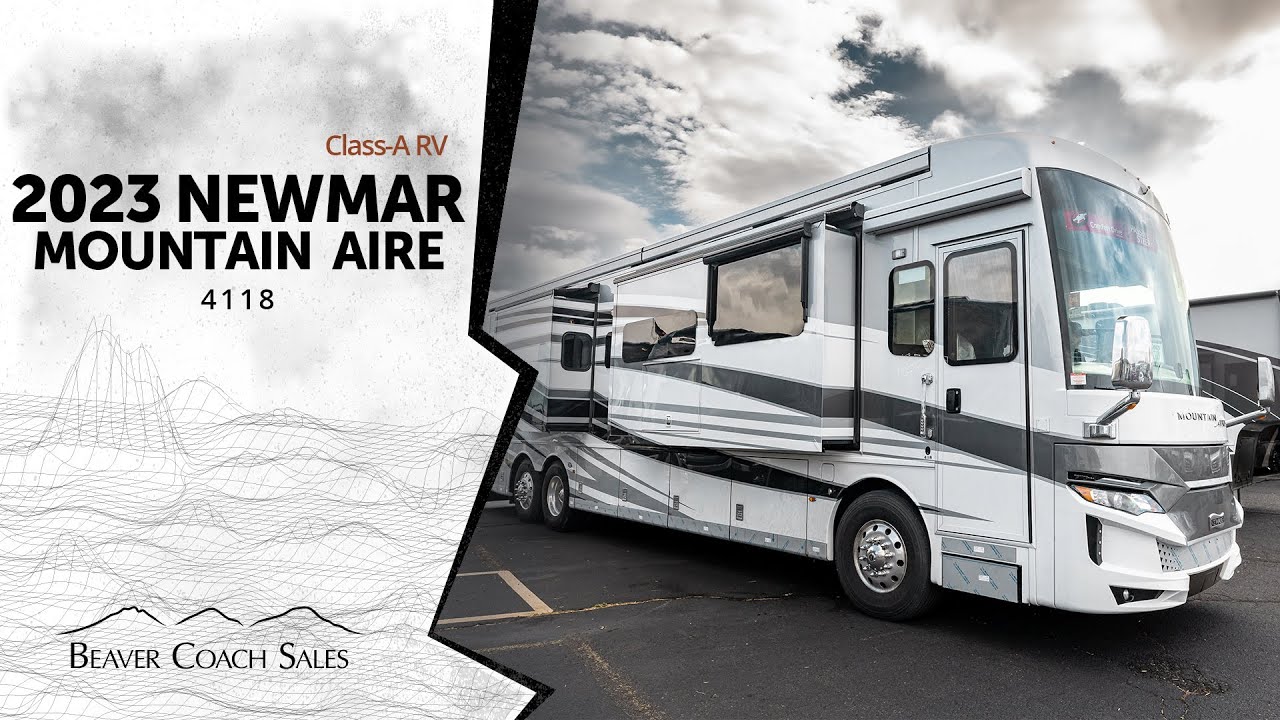 2023 Newmar Mountain Aire 4118 - Luxury Class A RV - YouTube