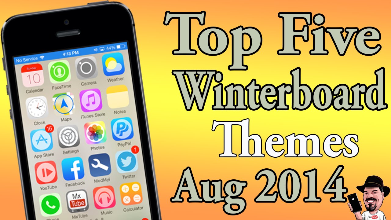 Best Top Five iOS 7 Winterboard Themes August 24, 2014 - YouTube