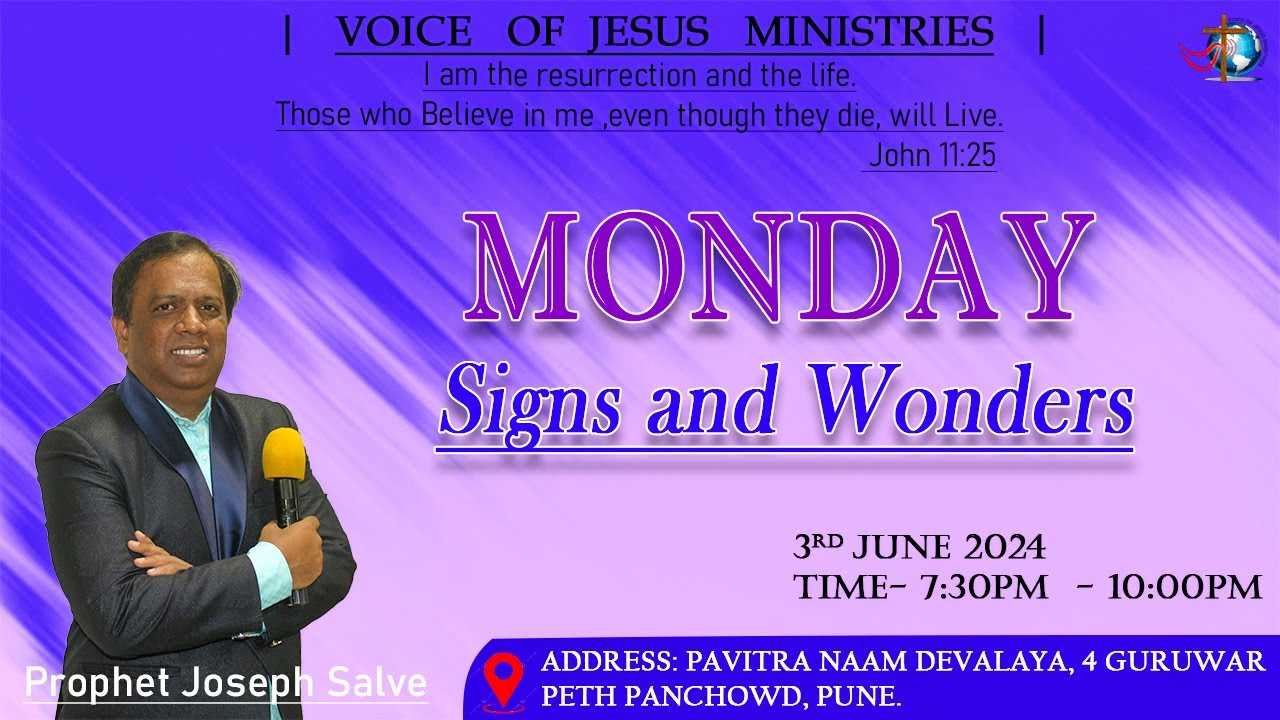 Prophet Joseph Salve Ministries MONDAY MEETING 3rd JUNE 2024-LIVE - YouTube
