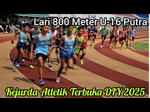 LARI 800 METER U-16 PUTRA KEJURDA ATLETIK TERBUKA DIY 2025 @effypelaritua