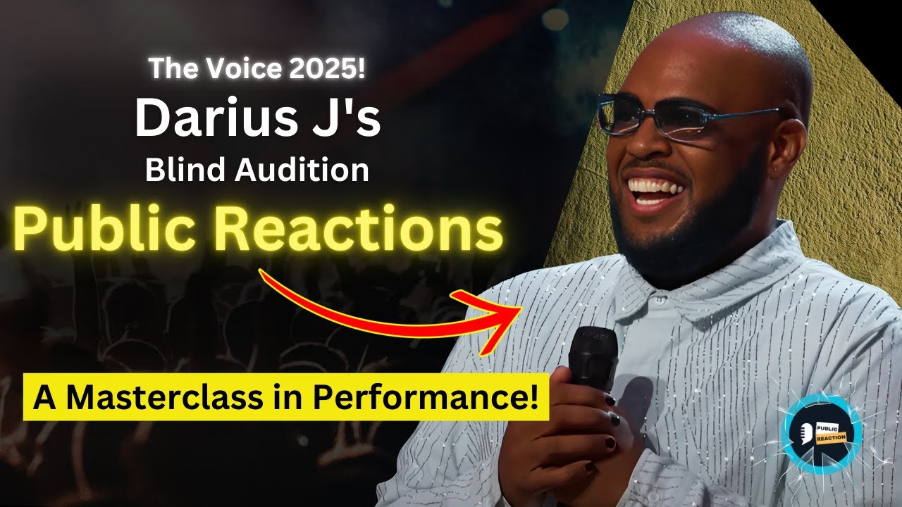 Public Reactions To Darius J’s Stunning Performance On The Voice 2025 ...