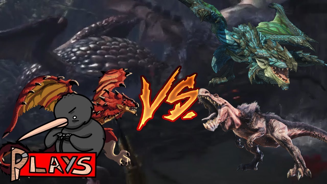 Kiwi Plays - Monster Hunter: World Crazy Azure Rathalos Fight - YouTube