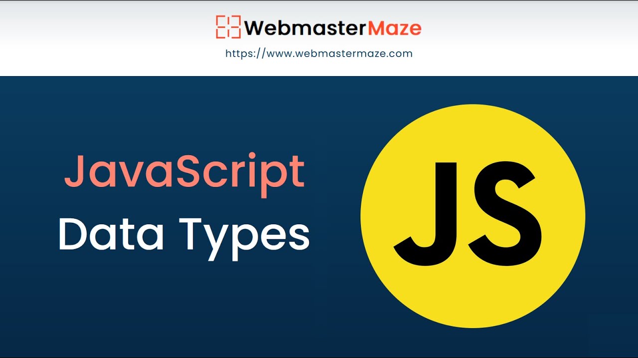 Javascript Data Types Youtube 5853