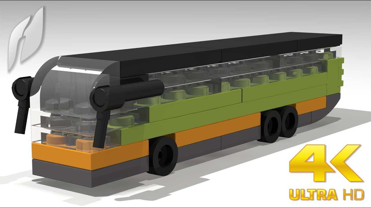 How to Build Small and Simple Lego Bus (MOC - 4K) - YouTube