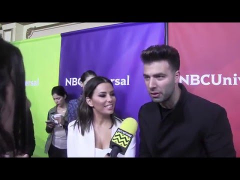 Eva Longoria & Jencarlos Canela Interview @ NBC Universal's Winter Press Day I AfterBuzzTV
