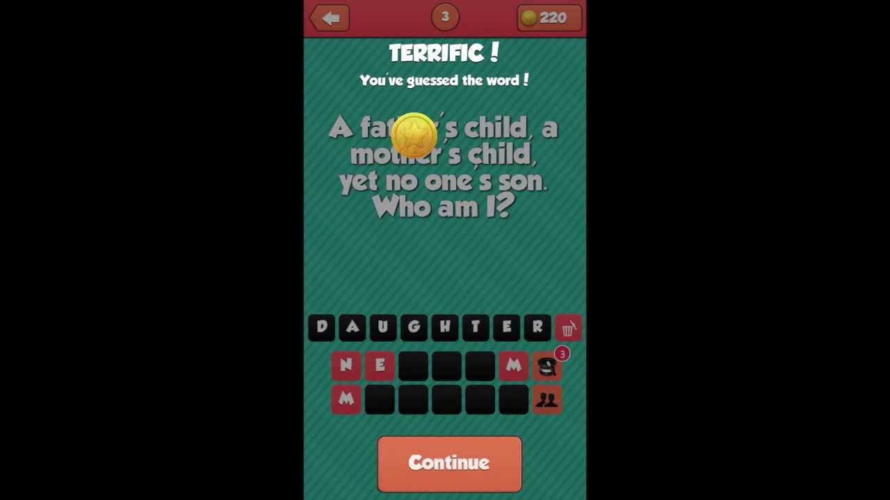 Riddle Me That - Level 3 Answer Walkthrough - YouTube