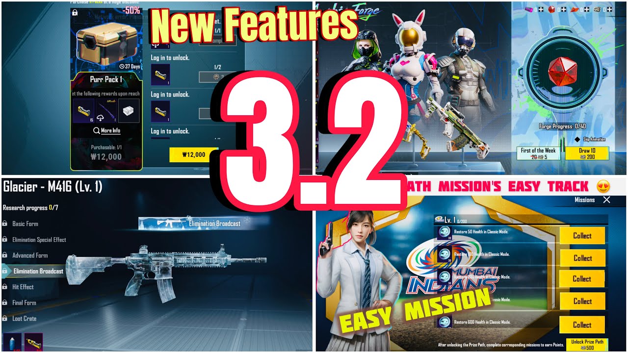 🛑 BIG UPDATE BGMI 3.2 NEW UPDATE BIG CHANGES 🤔 NEW GROWTH PACK BGMi 3.2 ...