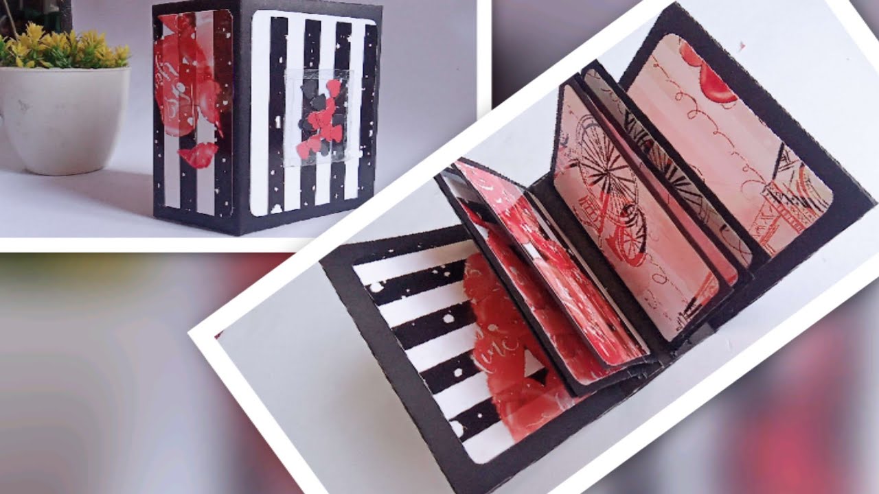 easy diy mini scrapbook |raimajutt #scrapbooking #art #diy #craft - YouTube