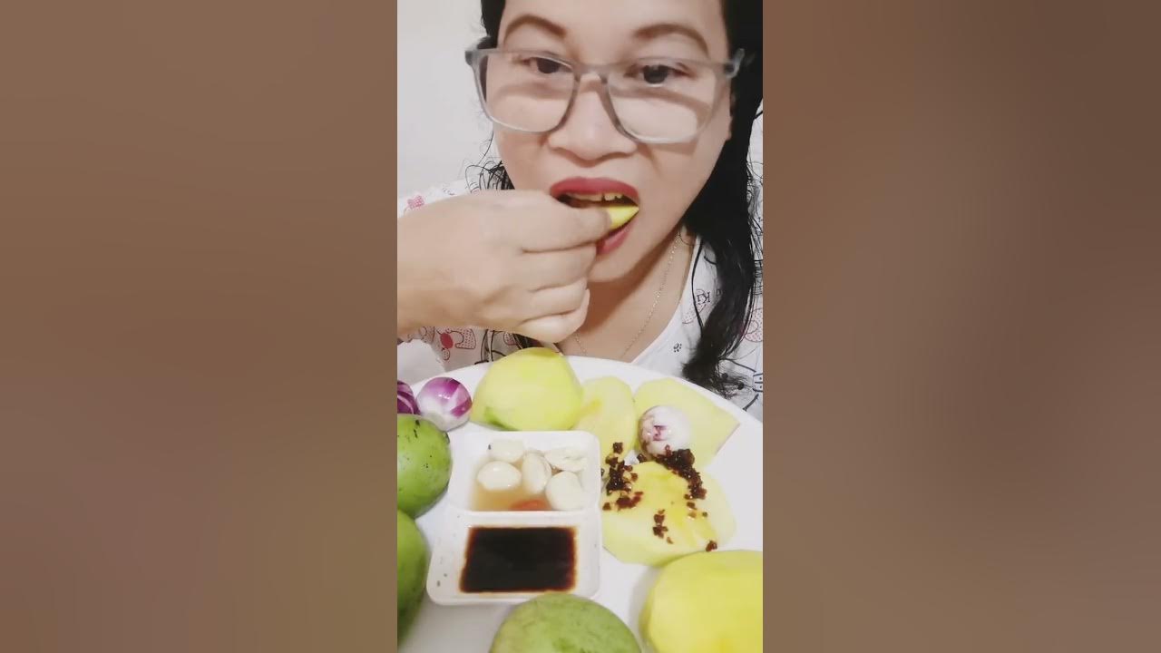 kain po tayo nang mangga sobrang sarap - YouTube