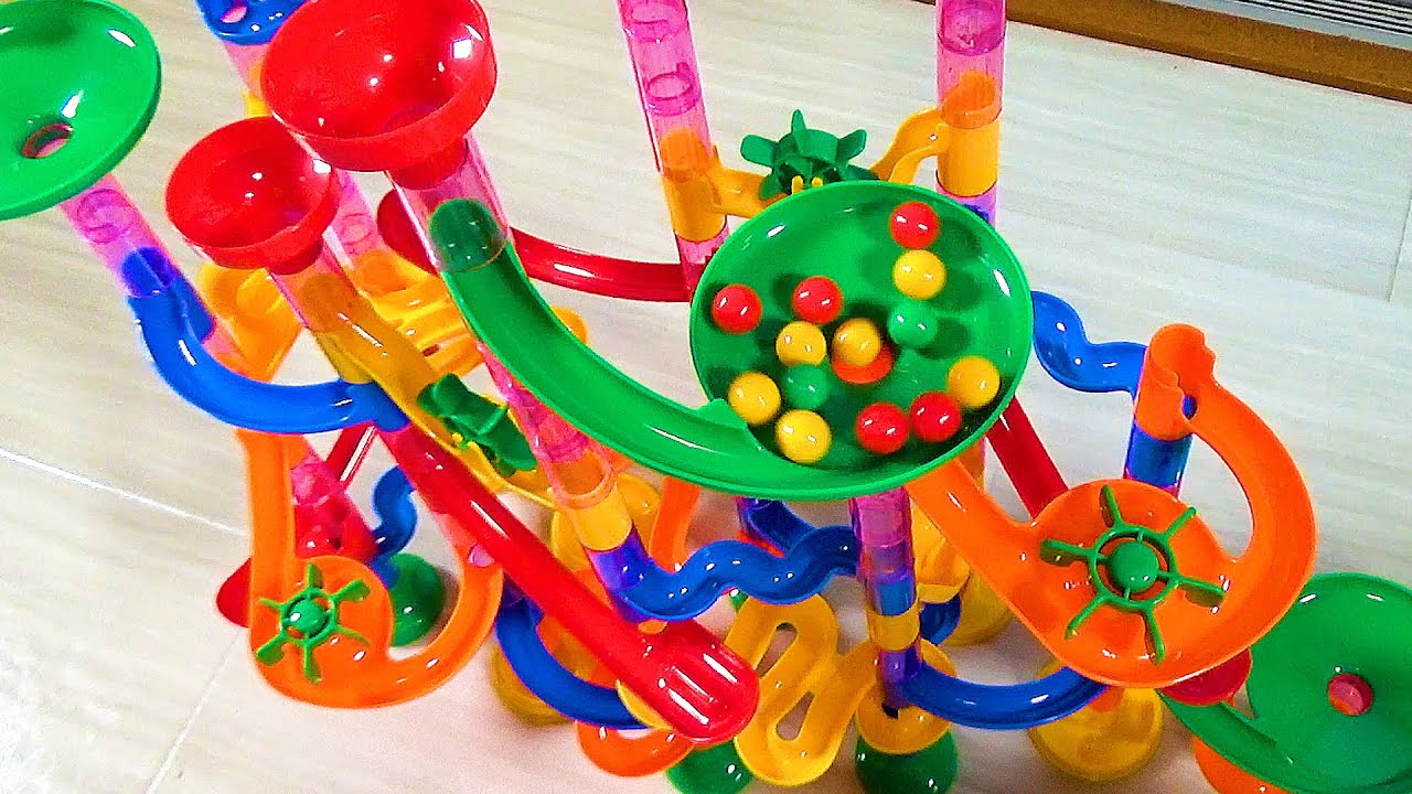 Marble Run ☆ Marble Race Coaster Building Blocks マーブルレースコースター建設ブロック ...