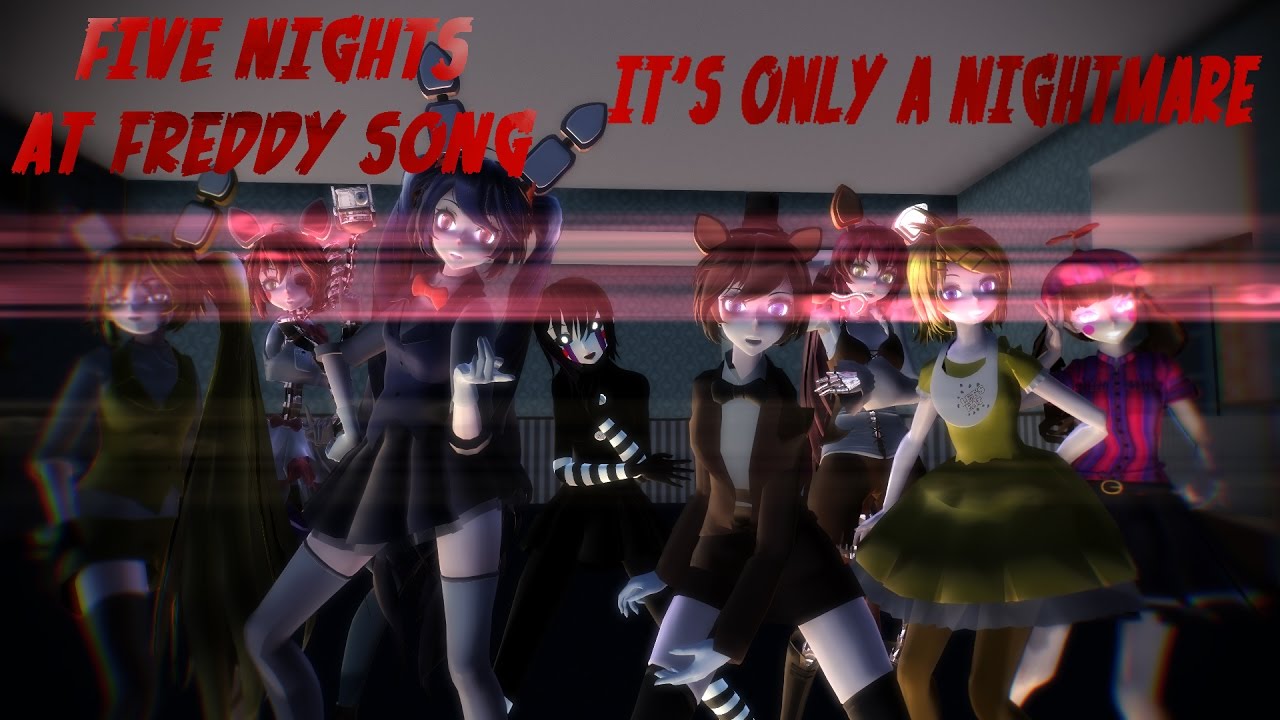 MMD Five Nights At Meiko's - It's Only A Nightmare (Dance Mode) - YouTube