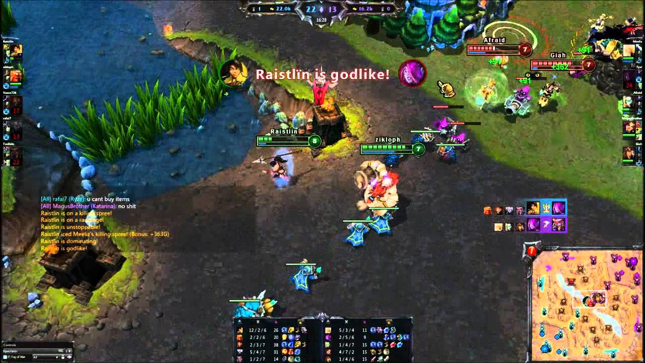 ALL MID ALL DRAFT PICK League of Legends SPECTATOR MODE - YouTube