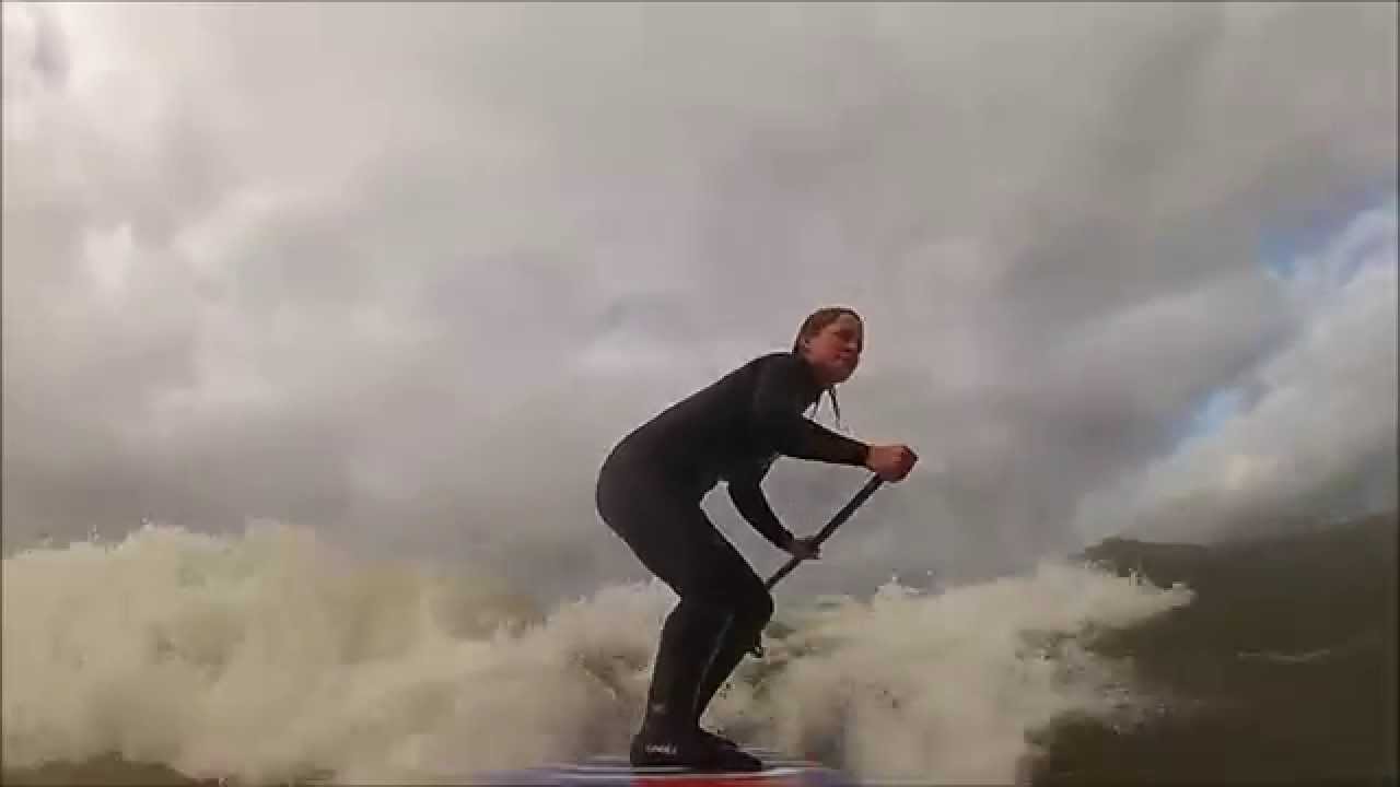 Typical Dutch Paddle Surfing (SUP) - YouTube