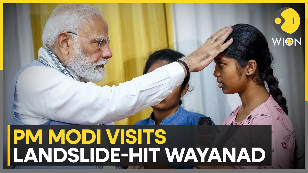 Wayanad Landslides: PM Modi conducts aerial survey, visits relief camps ...
